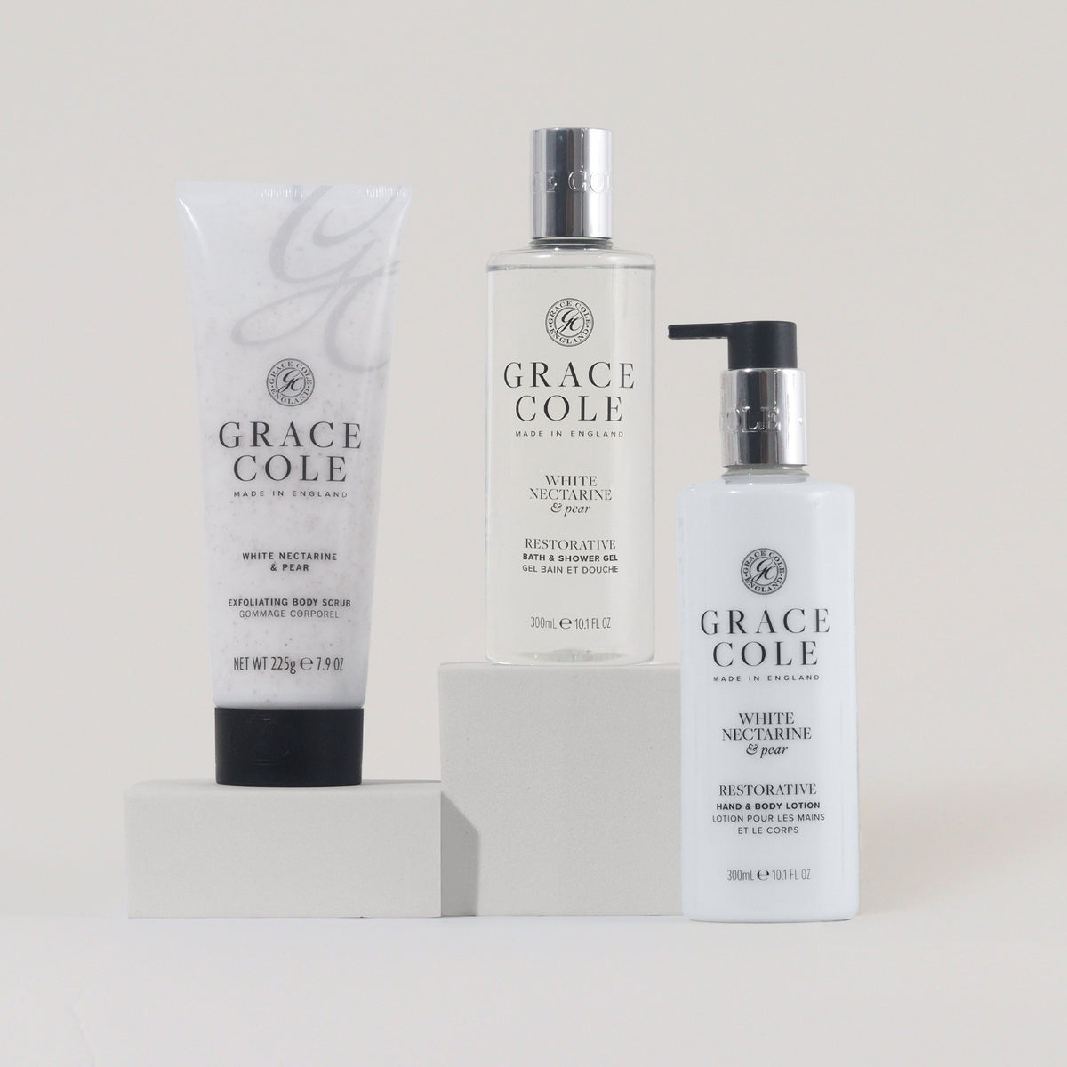 White Nectarine & Pear Body Glow Collection – Grace Cole