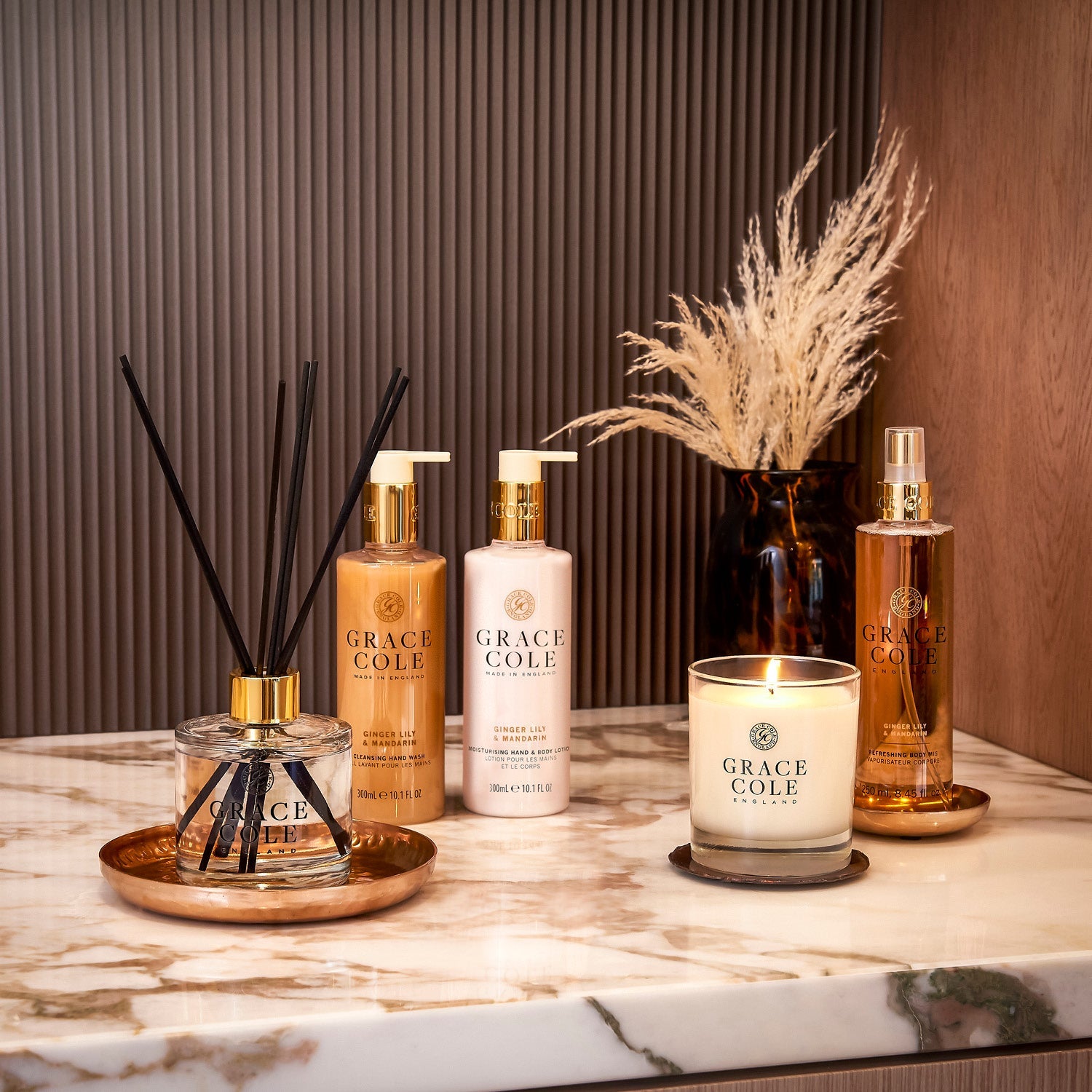 Grace Cole Ginger Lily & Mandarin Fragrant Diffuser | Vegan - Made in ...